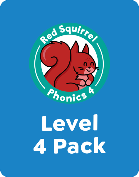 Red Squirrel Phonics Level 4 Pack - 10 Titles | Raintree