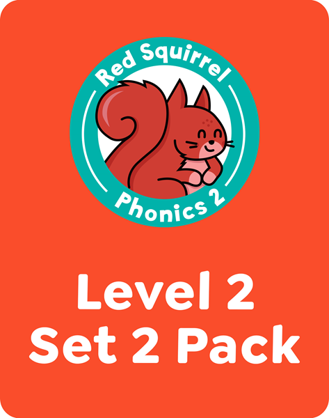 Red Squirrel Phonics Level 2 Set 2 Pack - 10 Titles | Raintree